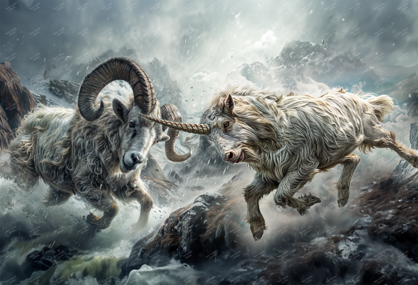 Ram and He Goat of Daniel 8-3 Pack - Paul Chung Design