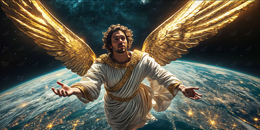 An Angel Flying Over the Earth - Paul Chung Design